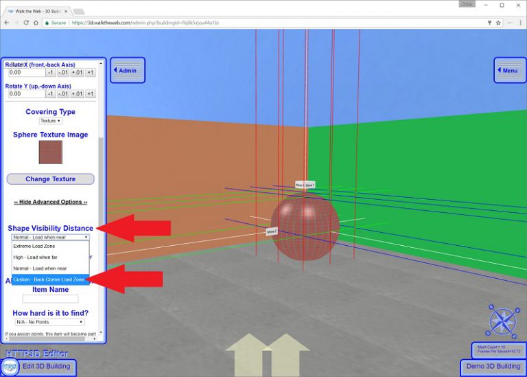 Custom Load Zones – Action Zones – Walk The Web
