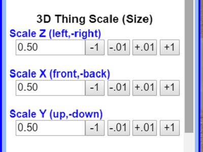 Common Scale for 3D Objects – Walk The Web
