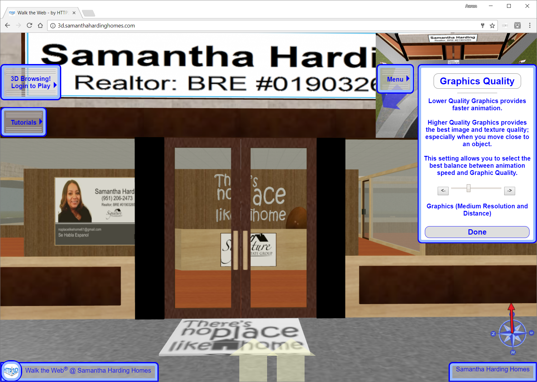 Graphic Quality Settings – Walk The Web