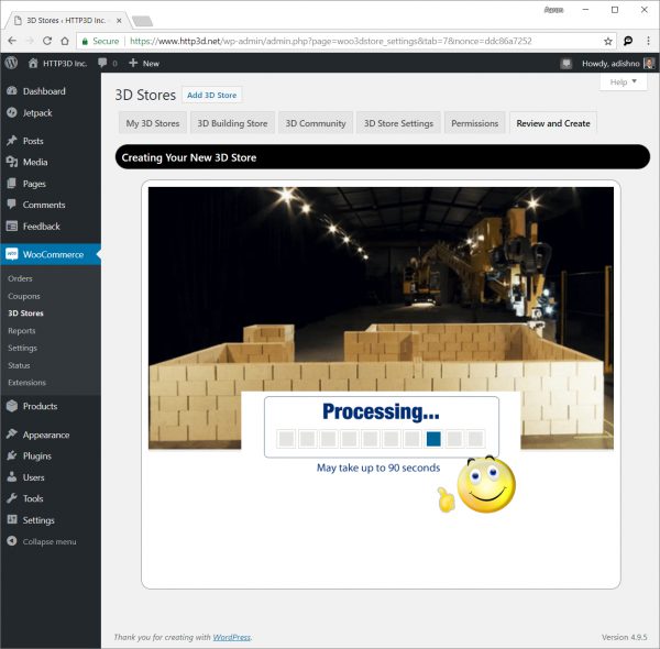 3D Store – WordPress Plugin – Walk The Web
